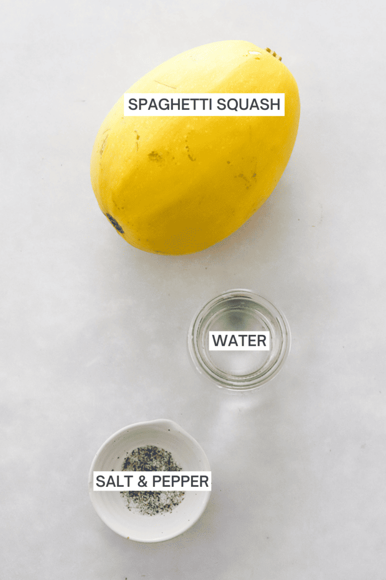Quick and Easy Microwave Spaghetti Squash - Pinch Me Good