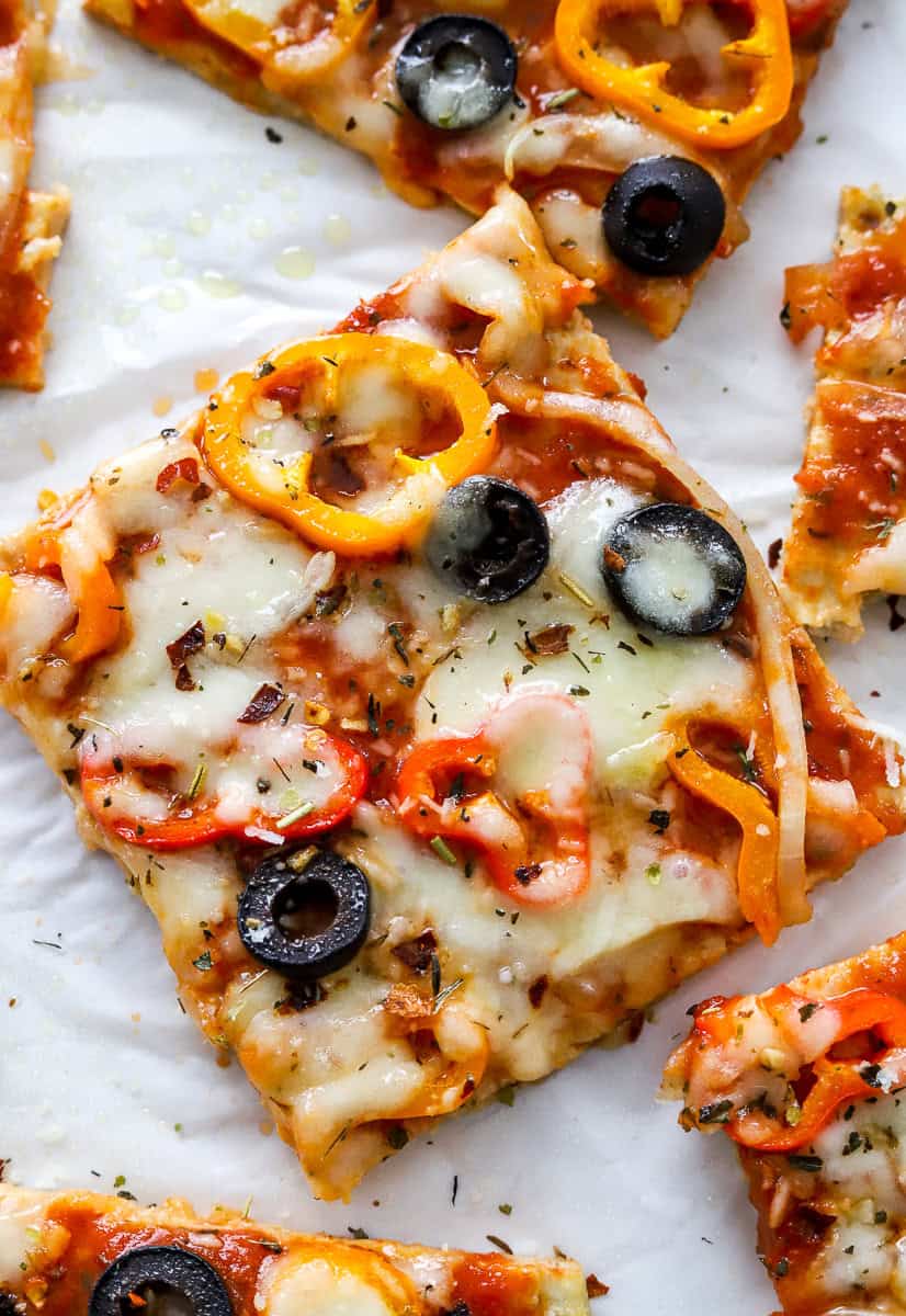Healthy Breakfast Pizza - With 2 Ingredient Dough - Pinch Me Good