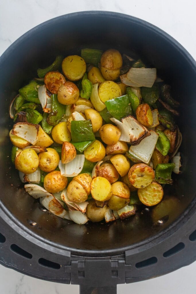 Easy Air Fryer Sausage and Potatoes - Pinch Me Good